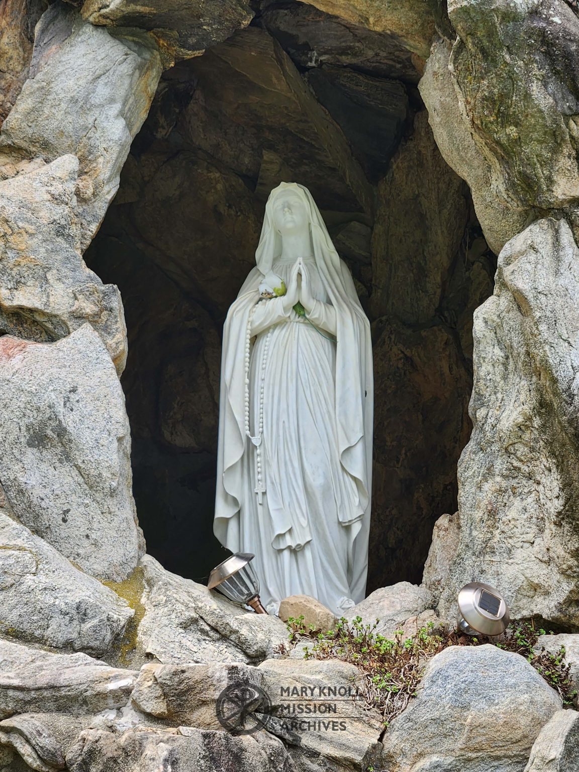 Lourdes Grotto Statue, 2023 - Archives